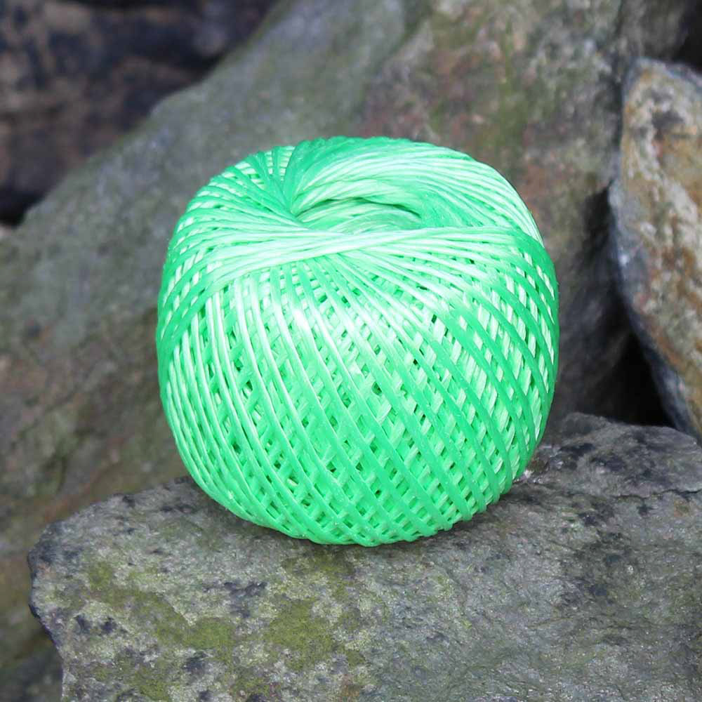 Green Poly Twine In A Roll | Bonningtons