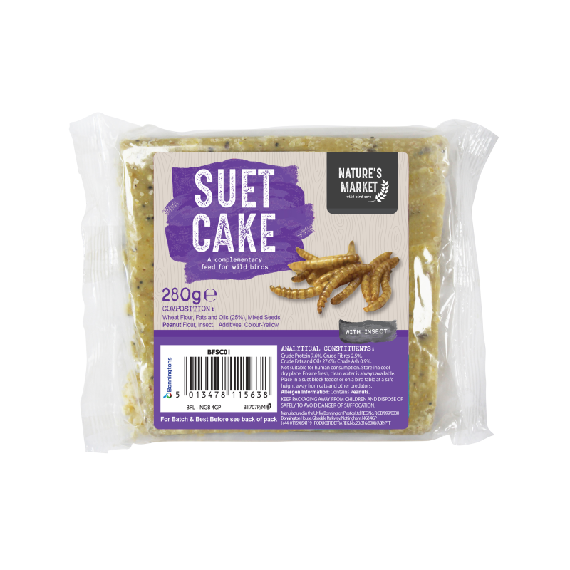 Suet Cake With Insect 280G | Bonningtons