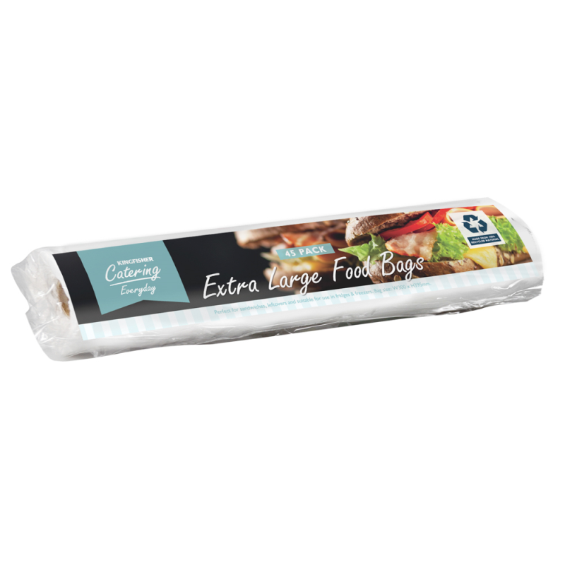 45 Pack Of Extra Large Food Freezer Bags | Bonningtons
