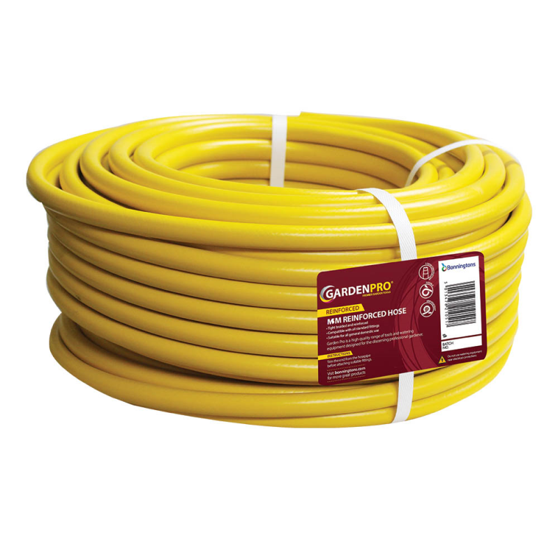 Garden Pro 50M Yellow Reinforced Garden Hose | Bonningtons