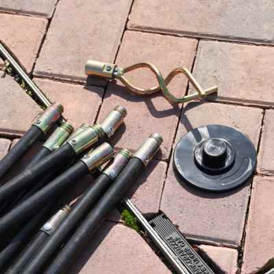 12 Piece 9M Drain Rod Set | Bonningtons