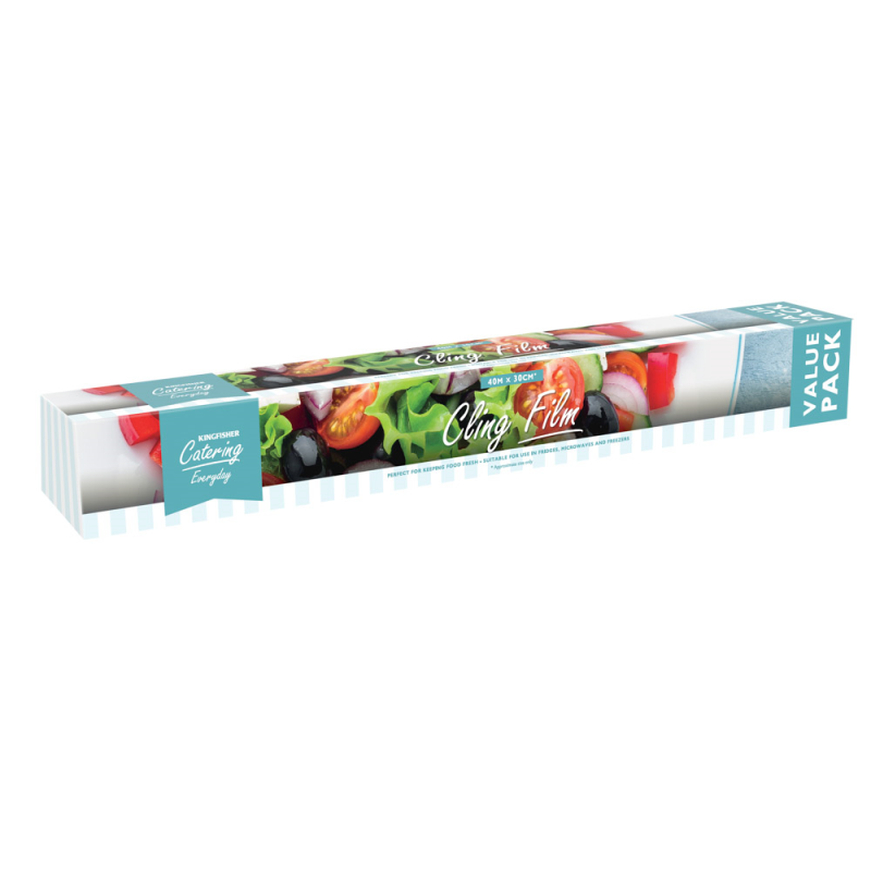 40M X 30Cm Catering Cling Film Wrap | Bonningtons