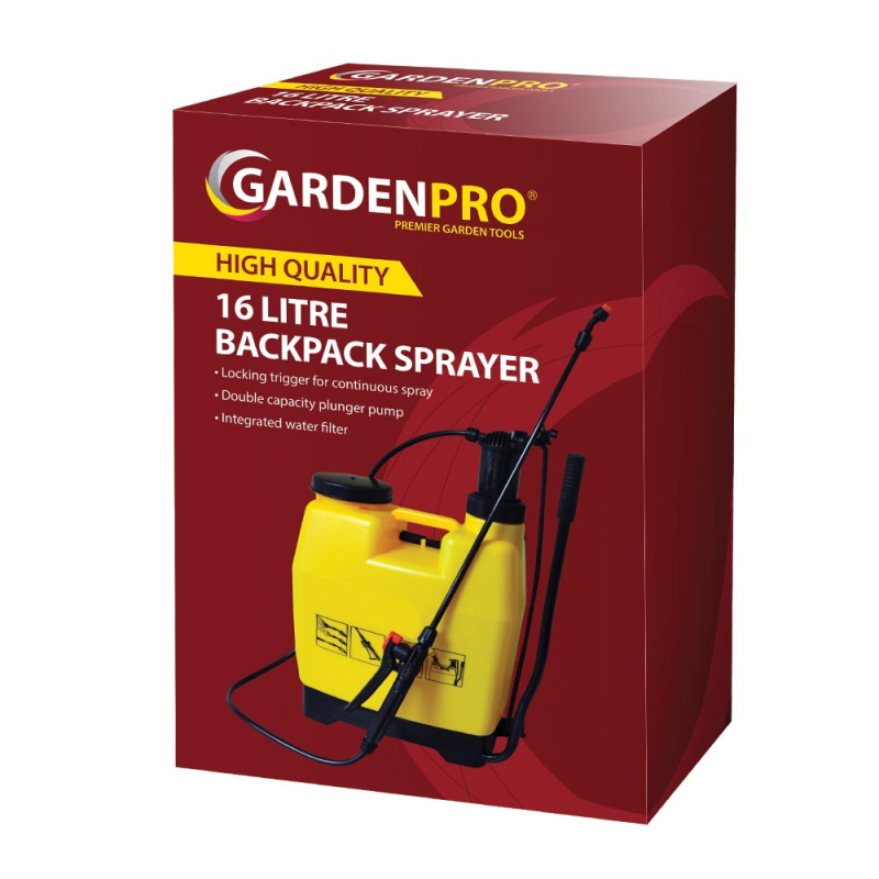Garden Pro 16L Backpack Sprayer | Bonningtons